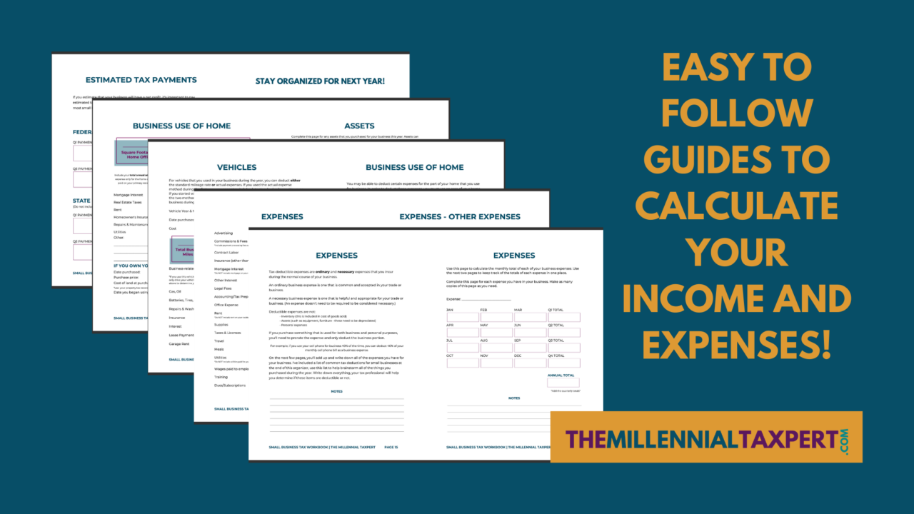 TAX WORKBOOK - The Millennial Taxpert
